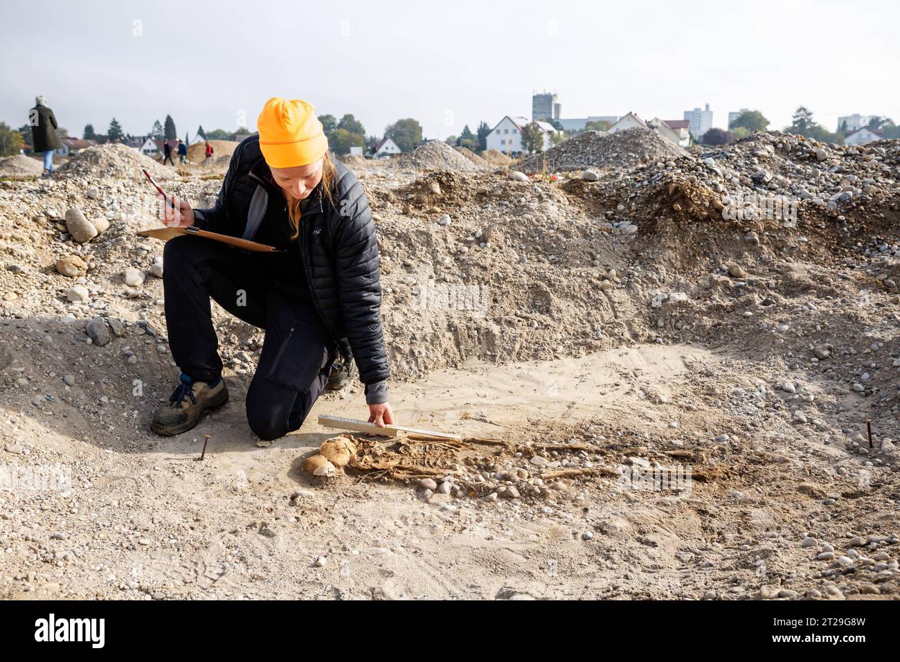 Munich, Germany. 18th Oct, 2023. Tabea Rechel, deputy excavation ...