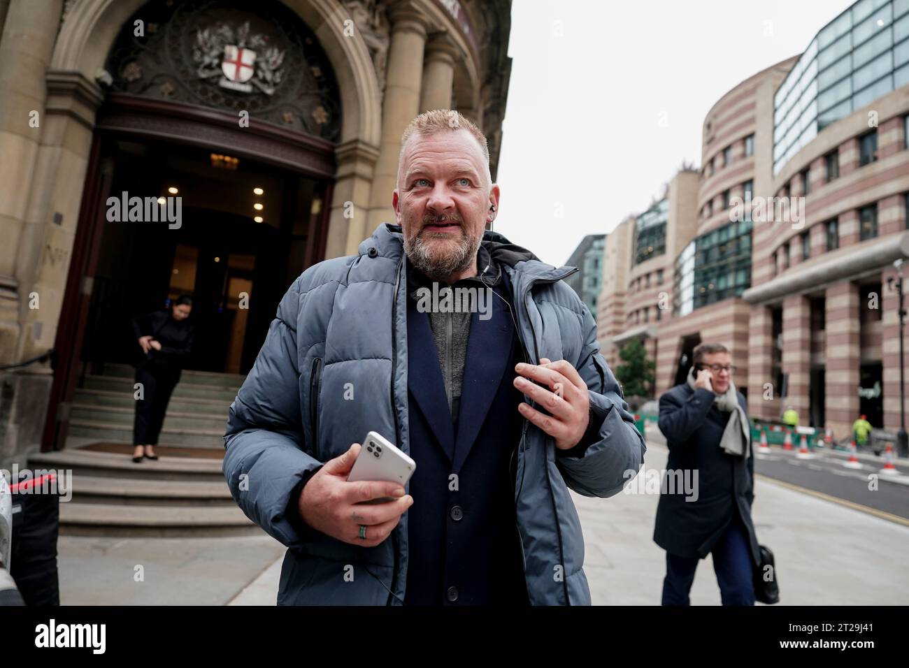 Simon Parry arrives at City Of London Magistrates' Court, where he is ...