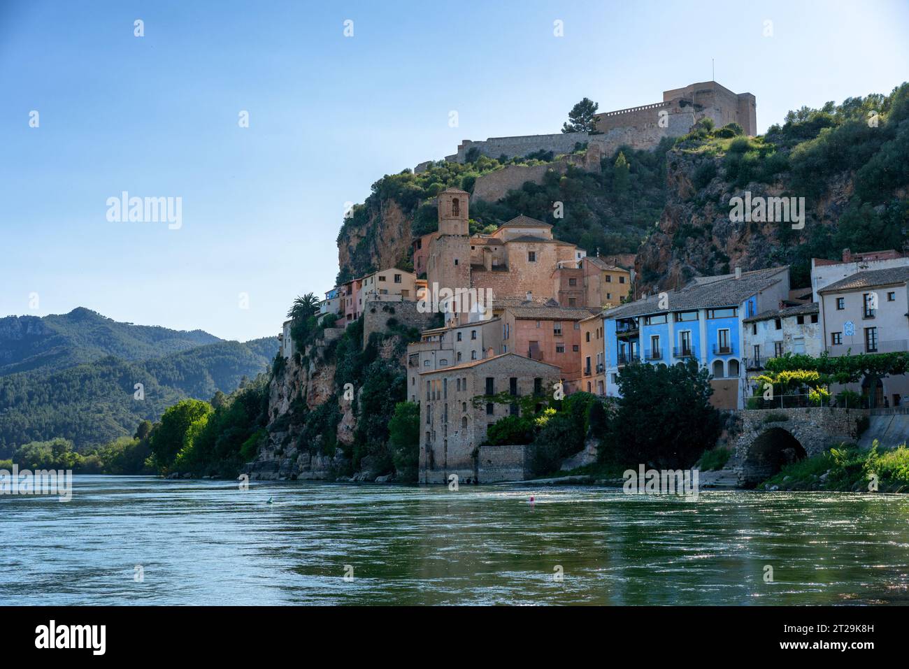 Miravet castle historic city hi-res stock photography and images - Alamy