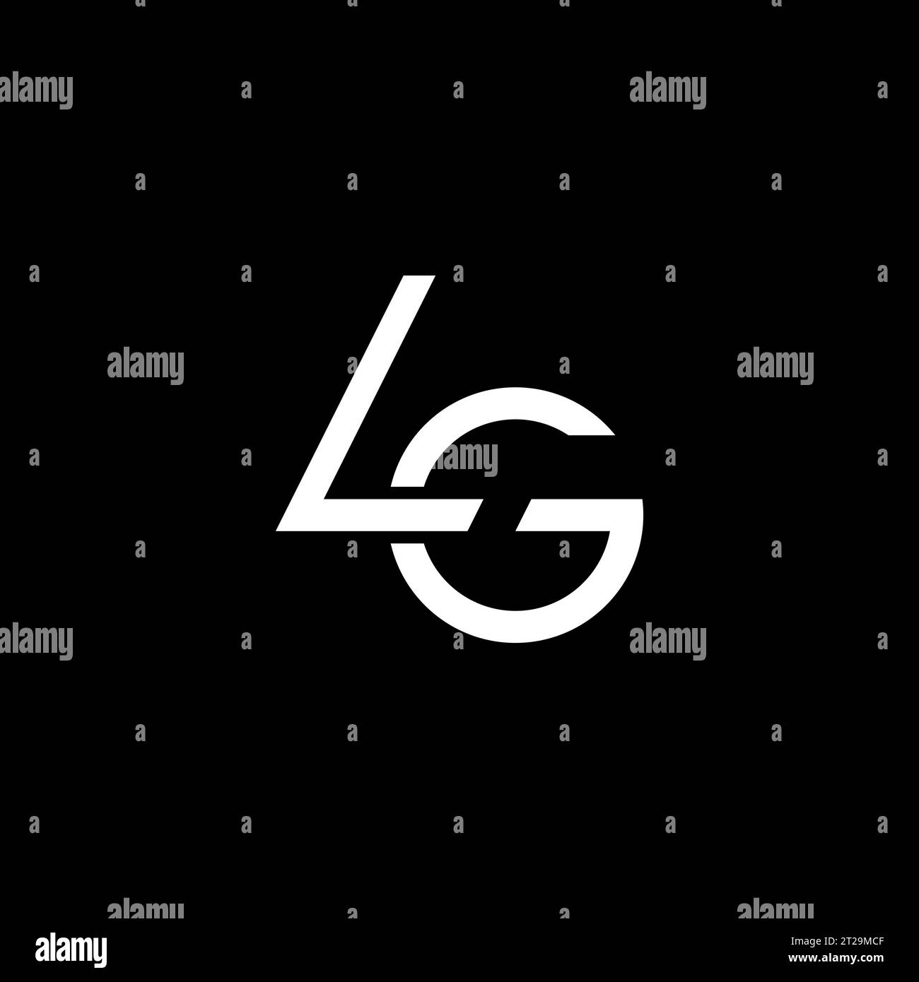 LG Logo, LG Monogram, Initial LG Logo, Letter LG Logo, Icon, Vector ...