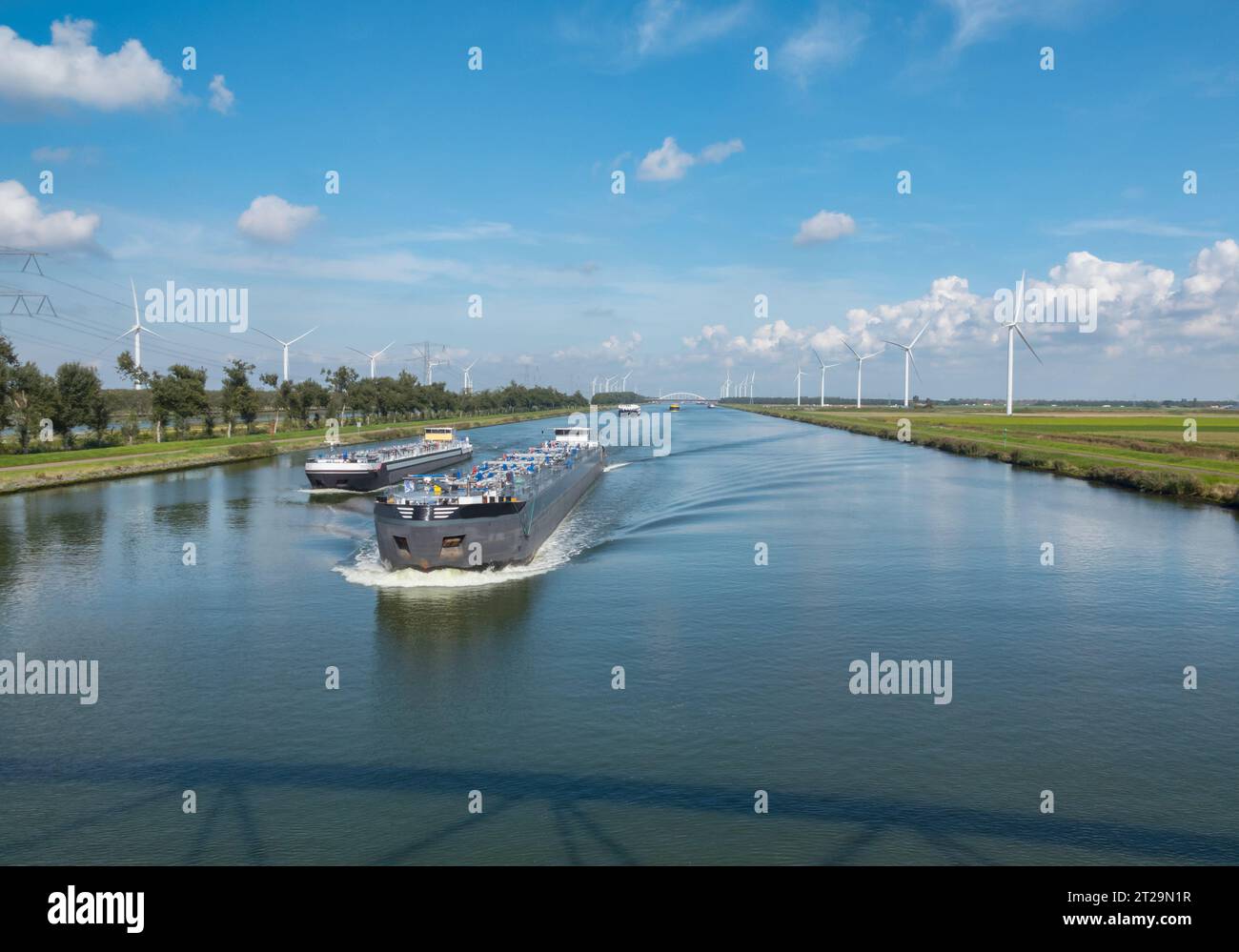 shipping transport over water in the Netherlands Stock Photo - Alamy