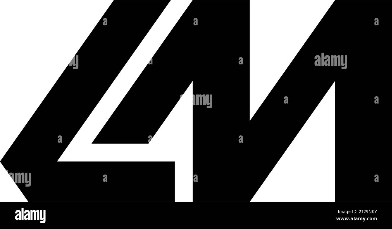 LM logo, LM Monogram, Initial LM Logo, Letter LM logo, Icon, Vector ...