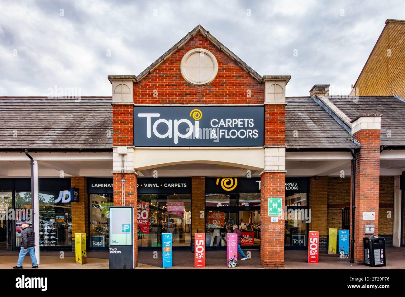 Front of the Tapi Carpets and Floors shop in Staines-upon-Thames in ...