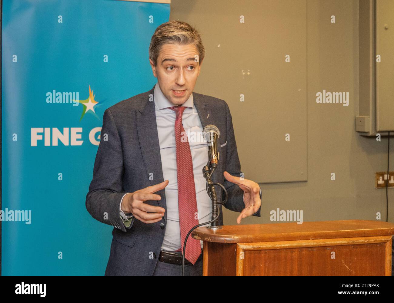 Irish Government Minister for Higher Education, Simon Harris Stock ...