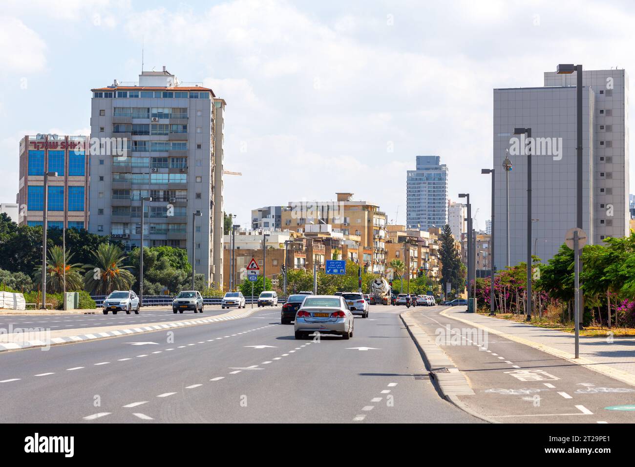 Ramat Gan, Israel - October 12, 2023: Modern office and residential ...