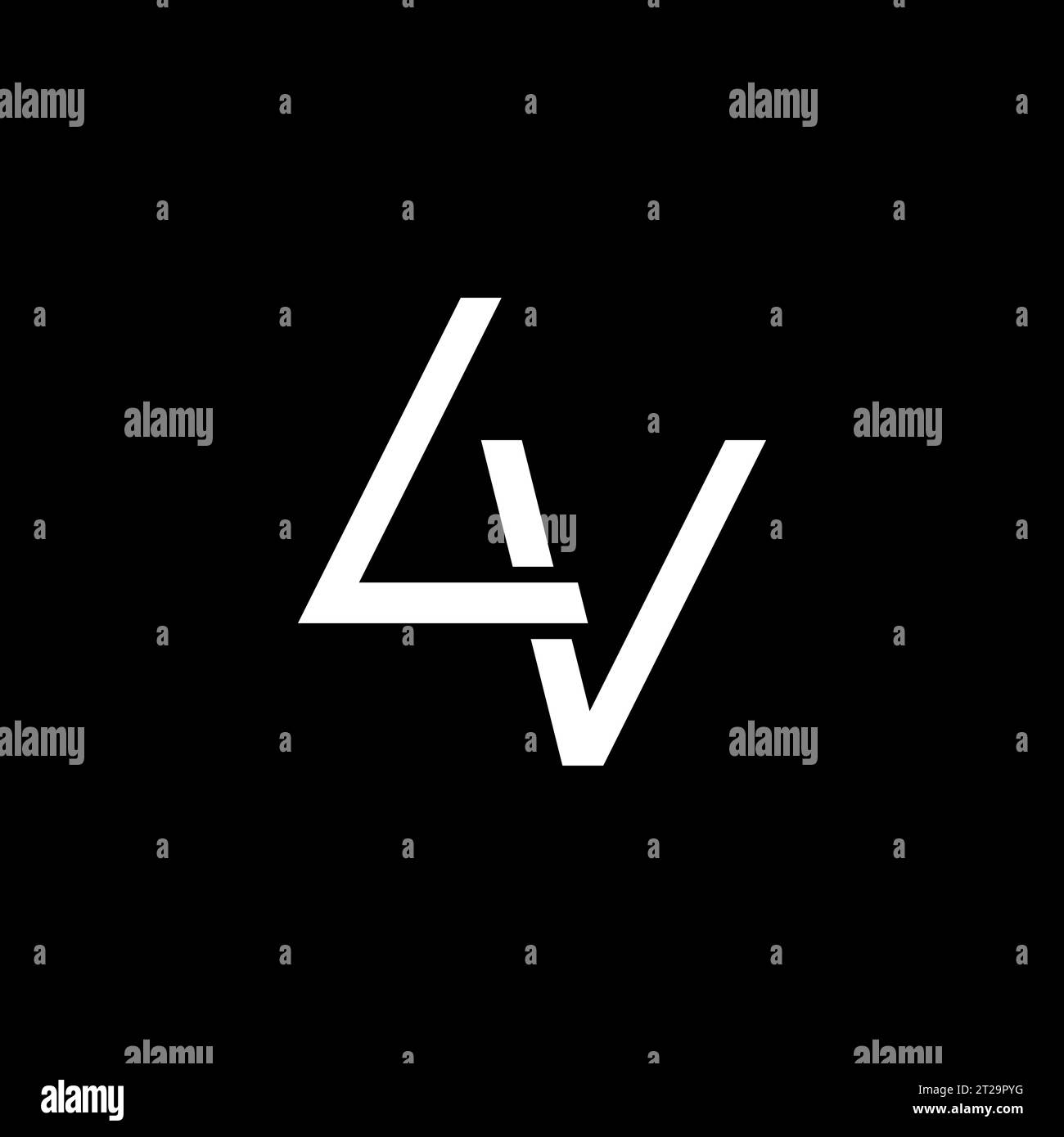 LV logo, LV Monogram, Initial LV Logo, Letter LV logo, Icon, Vector ...