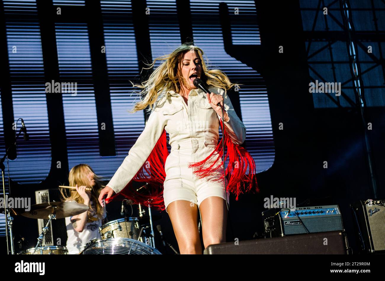 Elin Larsson of Blues Pills performing at Release Athens Festival in ...