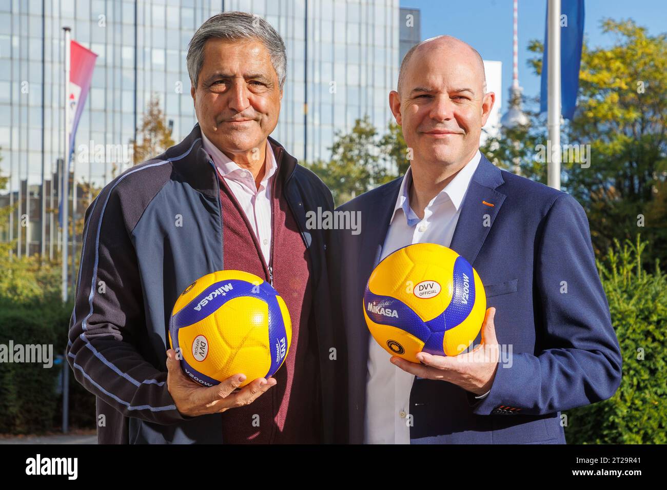 Berlin, Germany. 18th Oct, 2023. Volleyball: Bundesliga, season opener ...