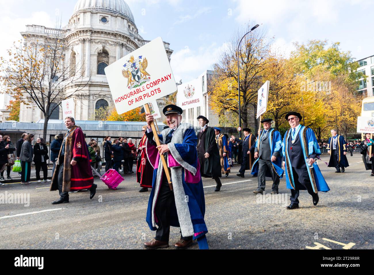 Honourable Company of Air Pilots at the Lord Mayor's Show Parade ...