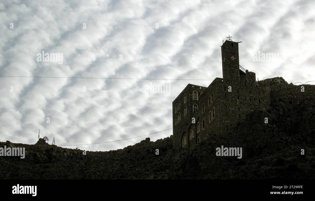 Mar Musa monastery Stock Photo - Alamy