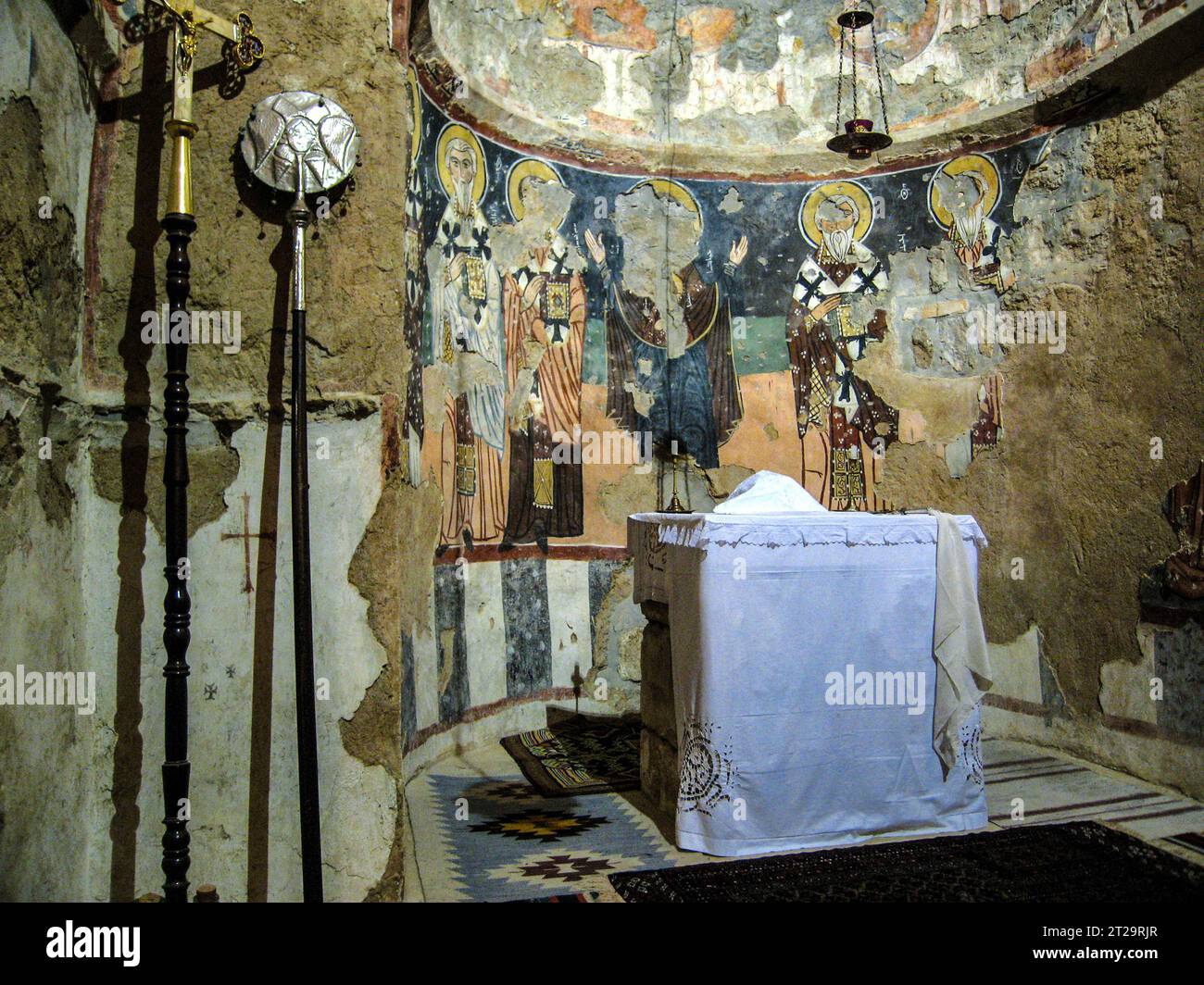 Mar Musa monastery Stock Photo - Alamy