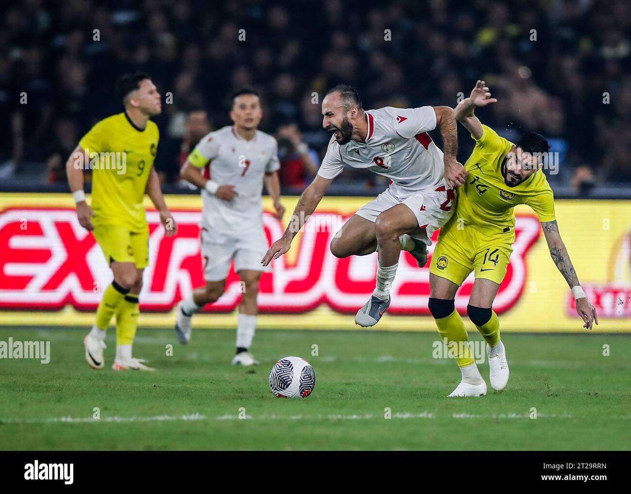 Kuala Lumpur, Malaysia. 17th Oct, 2023. Endrick Dos Santos of Malaysia ...