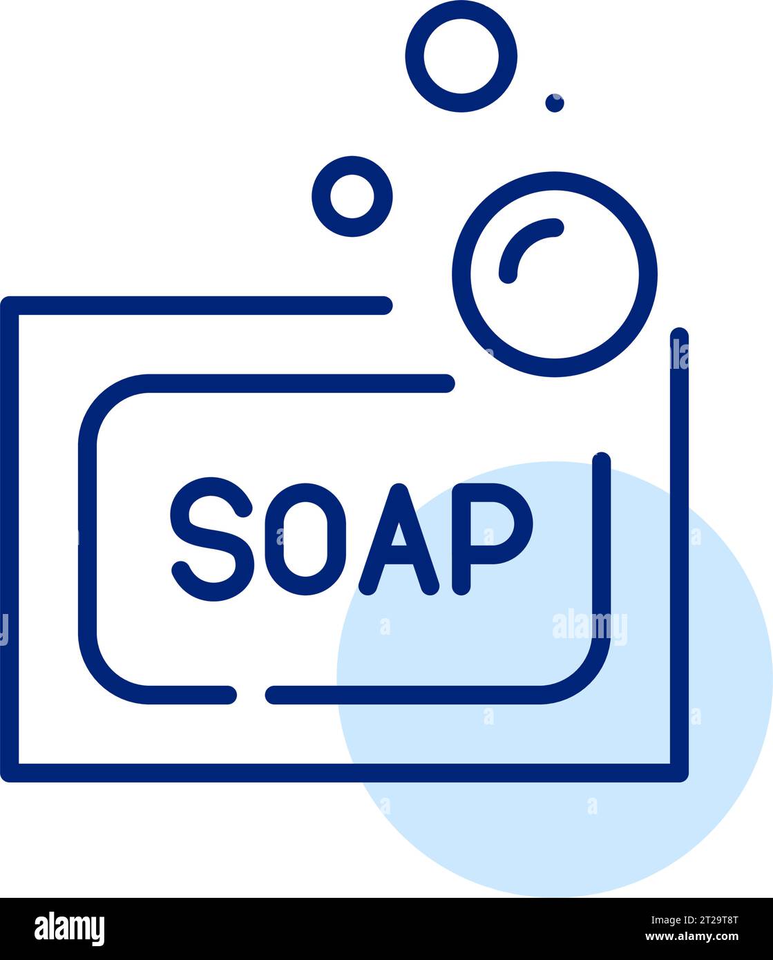 Wash bubbles icon outline Stock Vector Images - Alamy