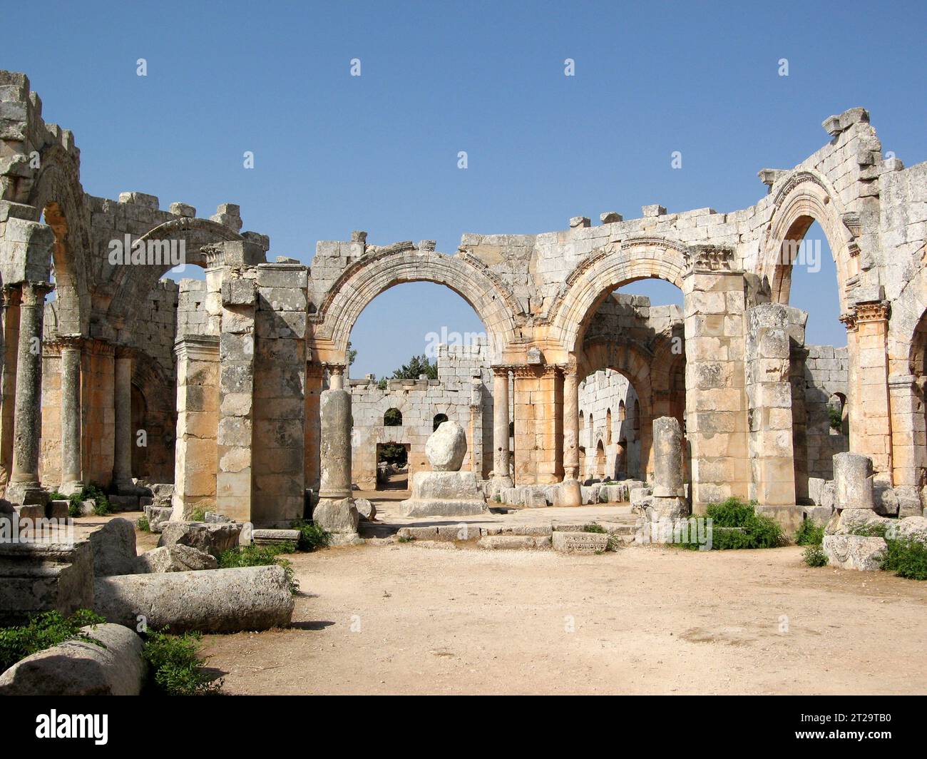 Where St Simon sat... for a while Stock Photo - Alamy