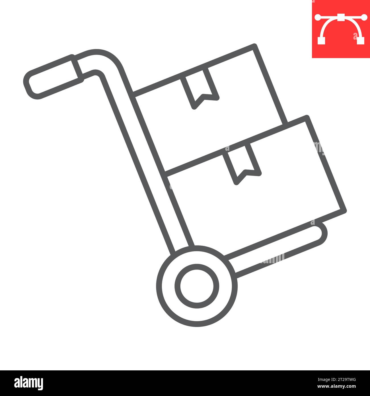 Platform dolly Stock Vector Images - Alamy