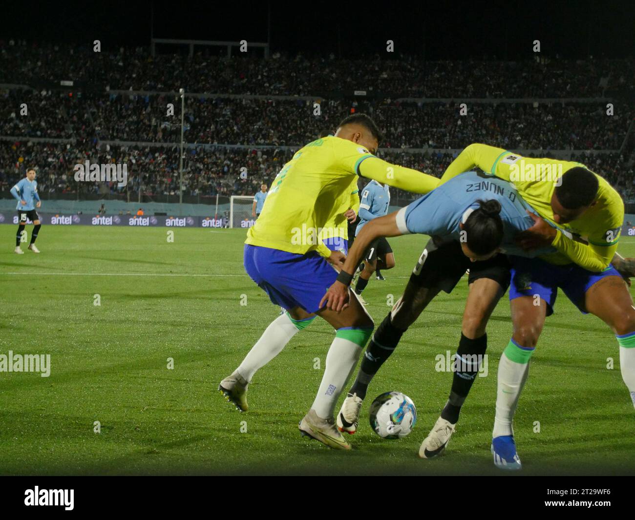 Montevideu, Uruguai. 17th Oct, 2023. Player Darwin Nuñez (Uruguay) in ...
