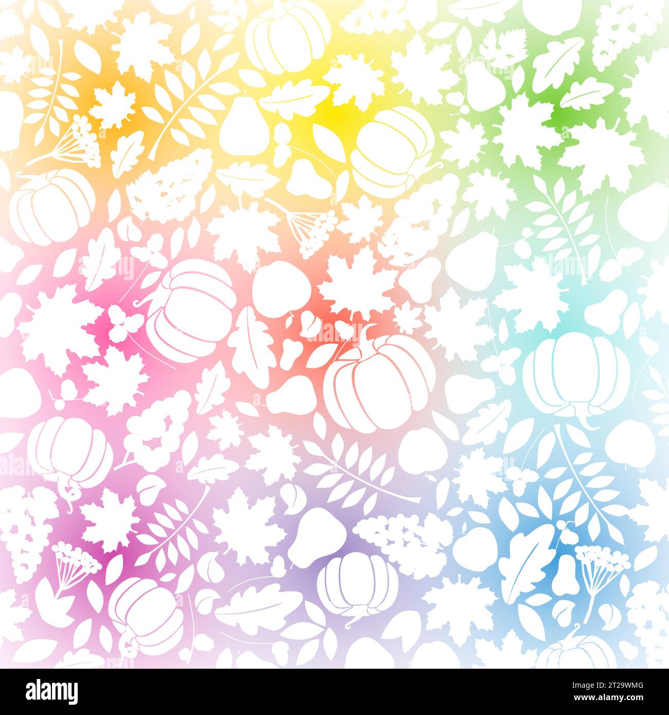 Harvest background. Flat design. Lace concept. Autumn pattern. White ...