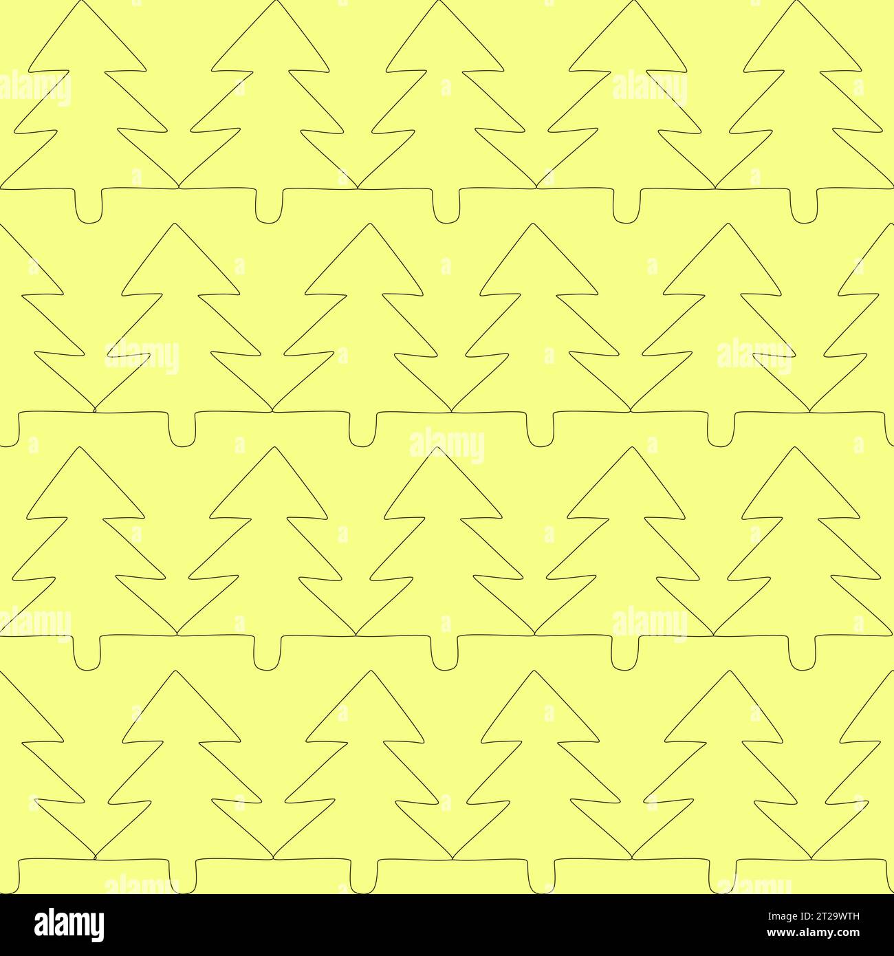 Winter abstract triangle fir tree seamless pattern. Vector illustration. Happy New Year 2024 and ...