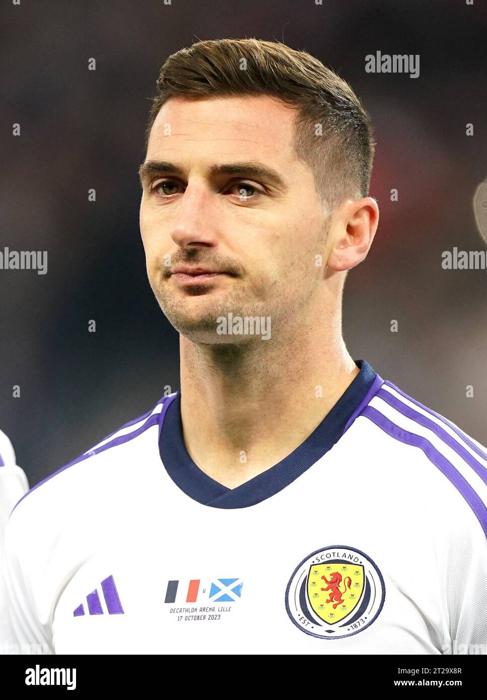 Scotland's Kenny McLean lines up before the international friendly ...