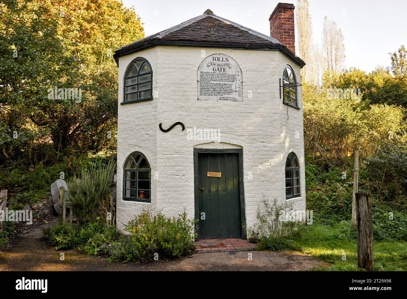 Toll Gate house at Old Little Malvern, Avoncroft Museum of Historic ...
