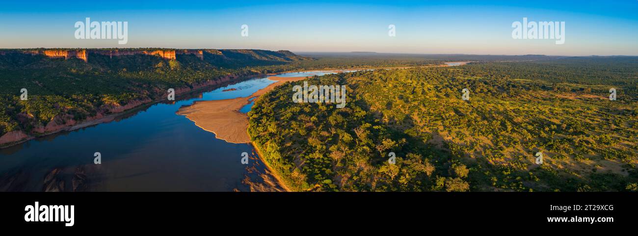 An aerial panoramic of the stunning Chilojo cliffs in Zimbabwe's ...