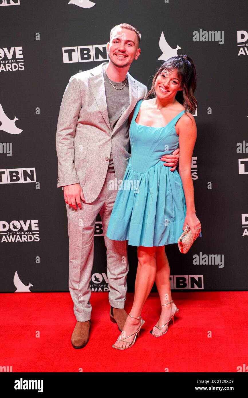 Nashville, Tennessee, USA, October 17, 2023. Hulvey On the red carpet ...