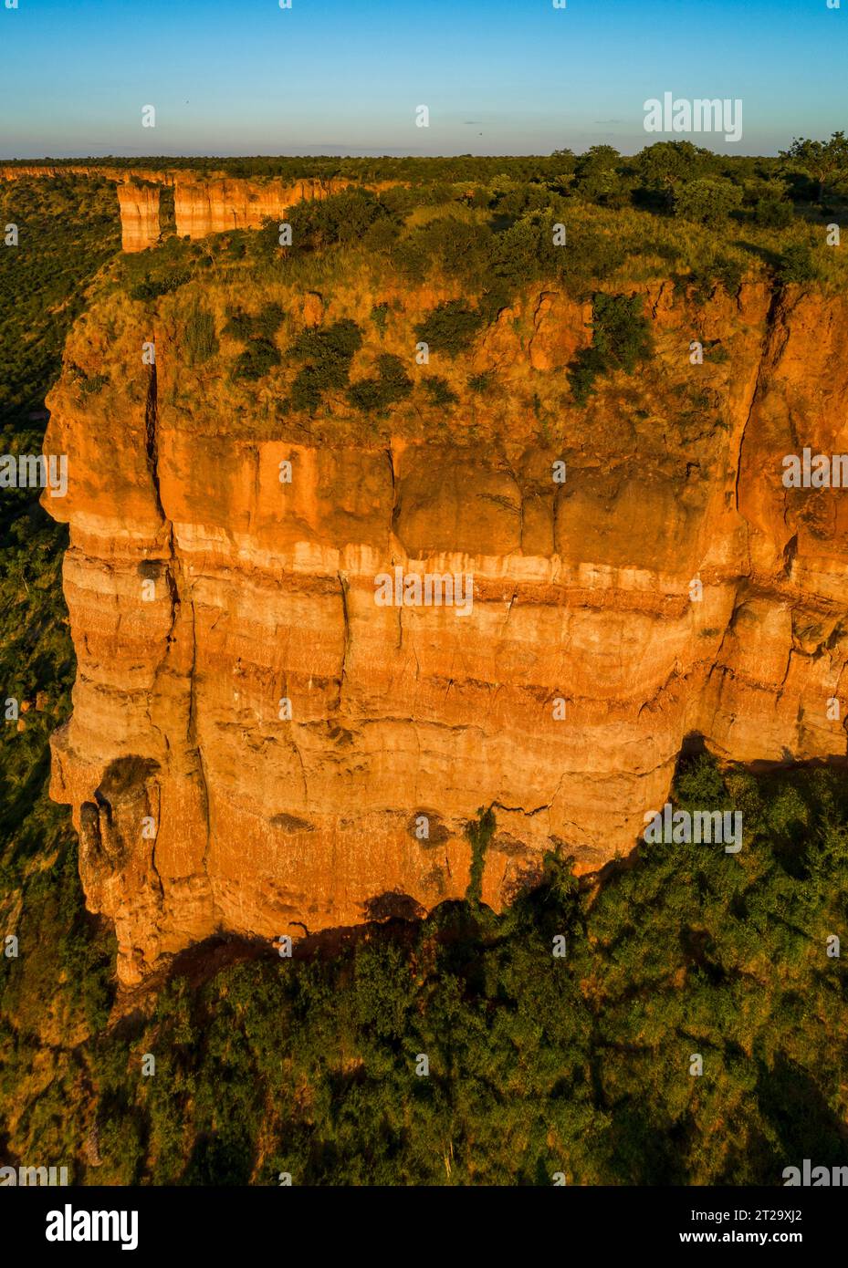 Aerial images of Zimbabwe's Chilojo cliffs in Gonarezhou National Park ...