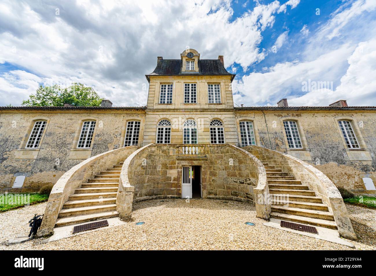 Chateau de Myrat in the commune of Barsac, Gironde, in the region of ...
