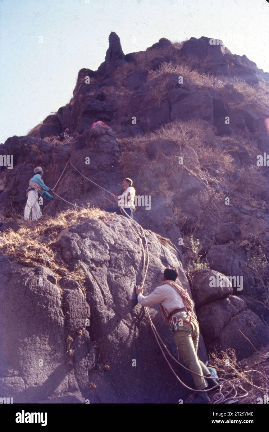 Trackers, Climbers at Lingada Fort, Maharashtra, India Stock Photo - Alamy
