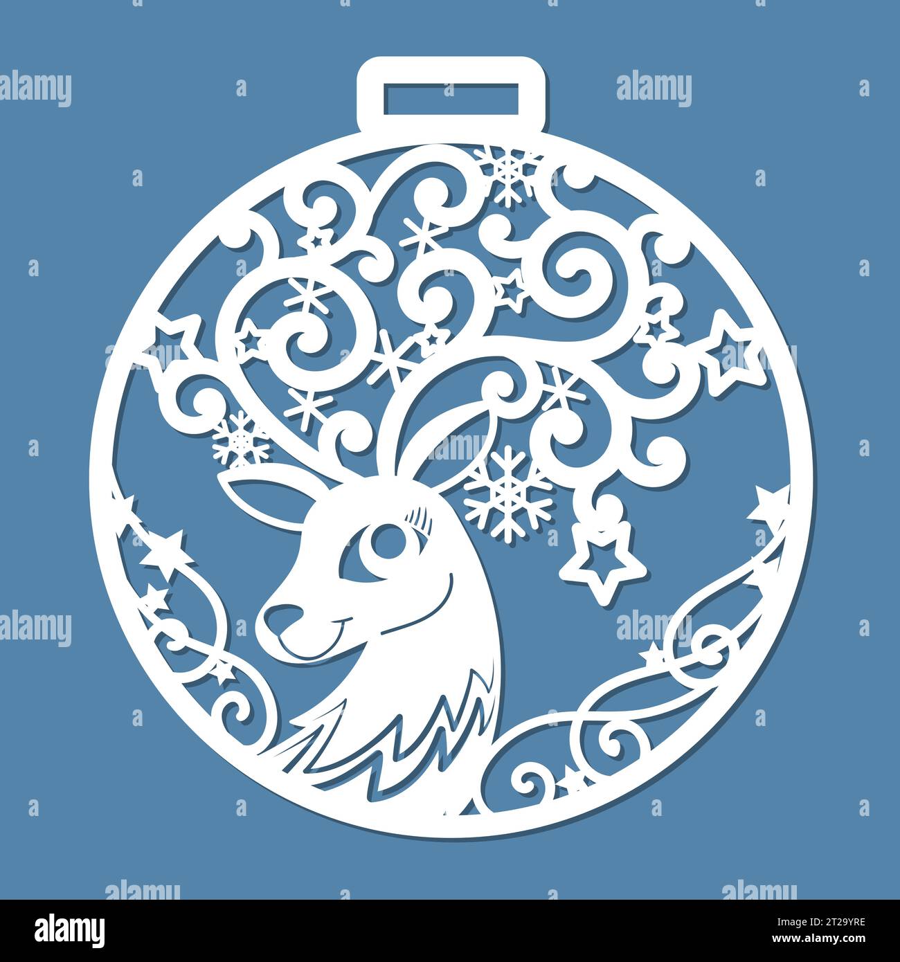 Wood carving deer Stock Vector Images - Alamy