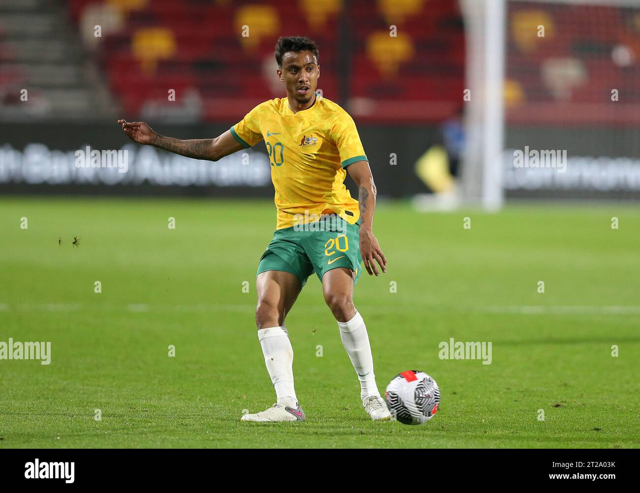 Keanu Baccus of Australia & St Mirren. - Australia v New Zealand ...