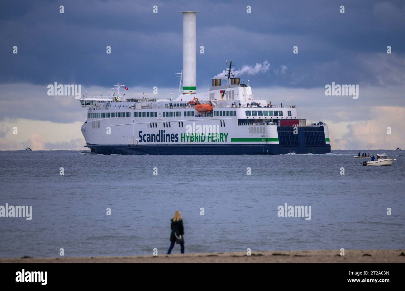 Rostock, Germany. 18th Oct, 2023. The ferry "Berlin" of the Scandlines ...