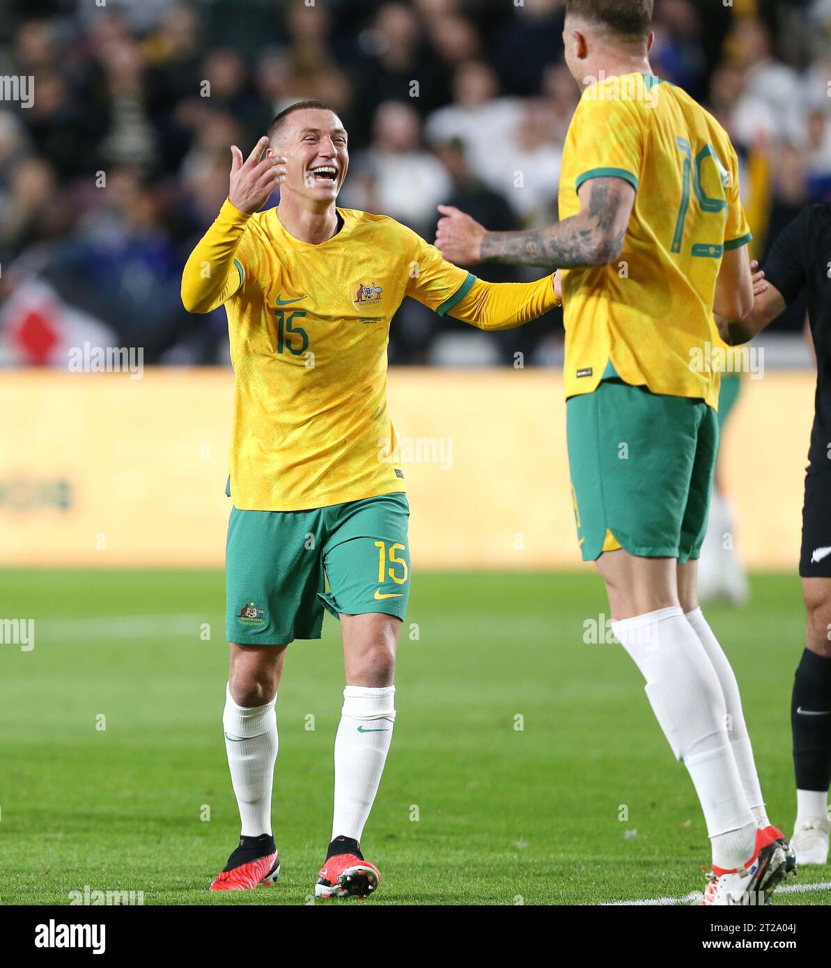 GOAL 1-0, Mitchell Duke of Australia & Machida Zelvia goal celebration ...