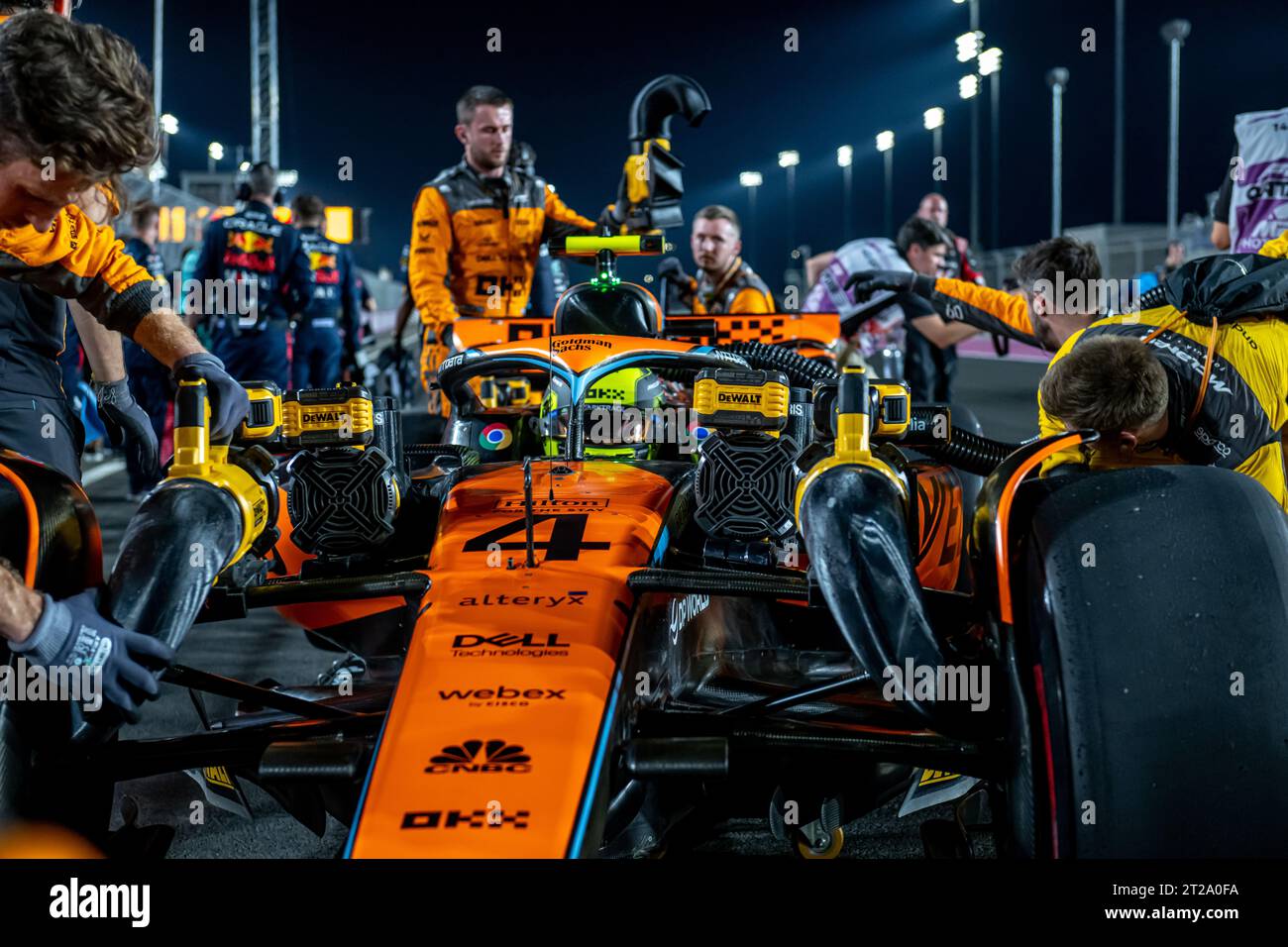 INTERNATIONAL CIRCUIT, LOSAIL - OCTOBER 07: Lando Norris, McLaren F1 MCL60 during the Qatar ...