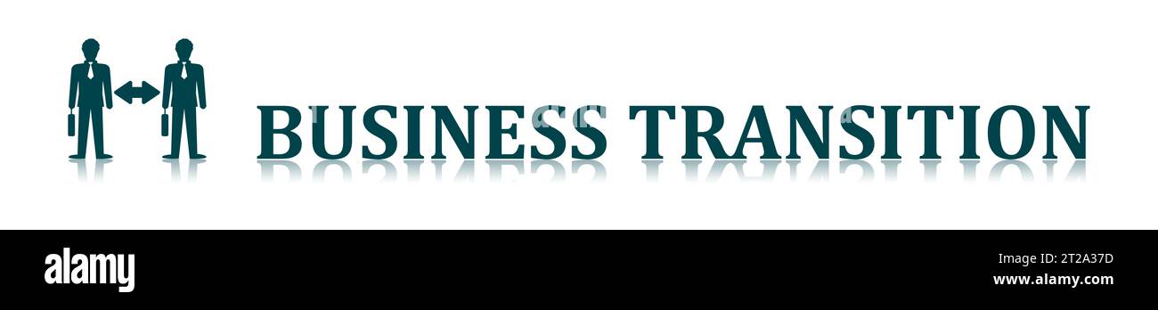 Illustration of a business transition concept Stock Photo - Alamy
