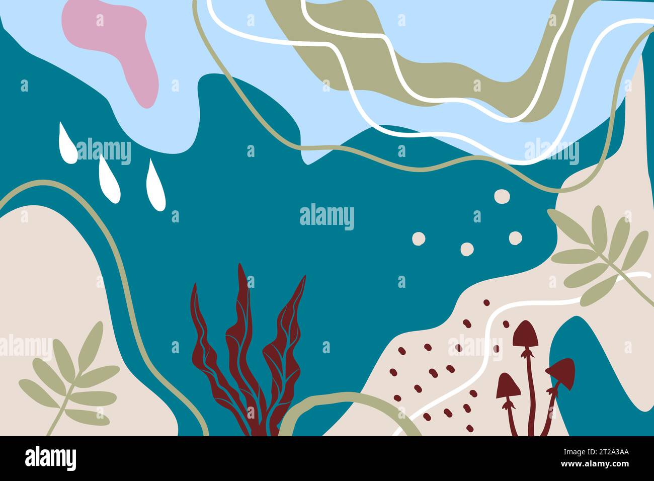 Modern universal artistic background. Corporate Holiday card or ...