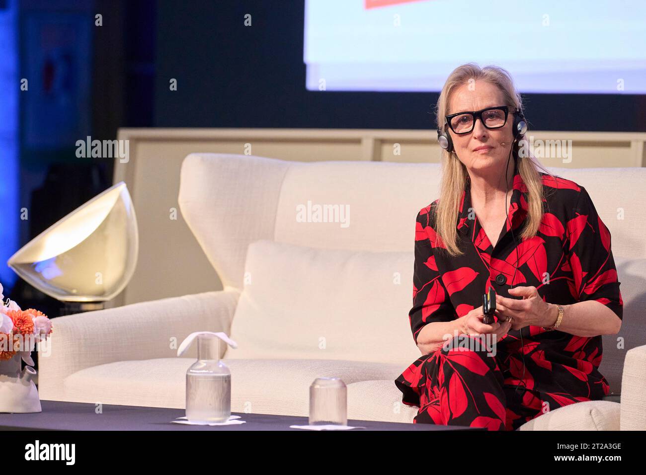 Oviedo. Spain. 20231018, Meryl Streep attends 'Meryl's decisions', a ...