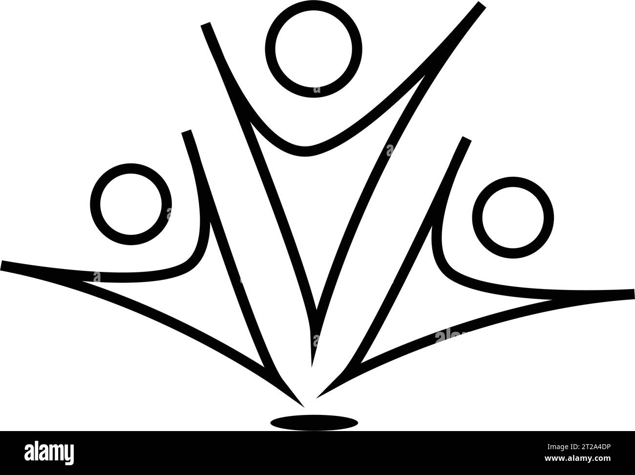 Community icon silhouette design template isolated Stock Vector Image ... Community icon silhouette design template isolated Stock Vector Image ...