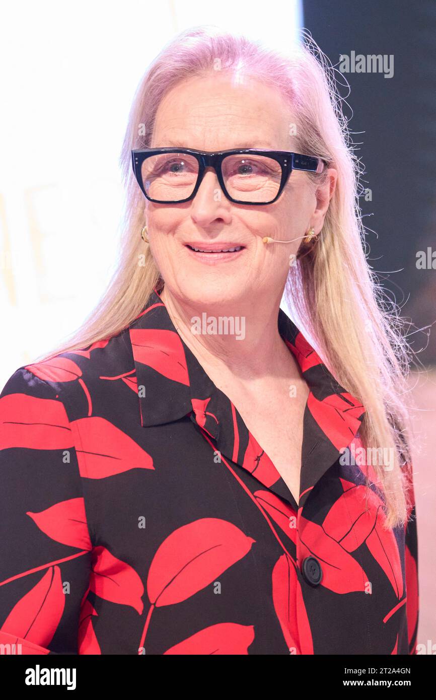 October 18, 2023, Madrid, Madrid, Spain: Meryl Streep attends 'Meryl's ...