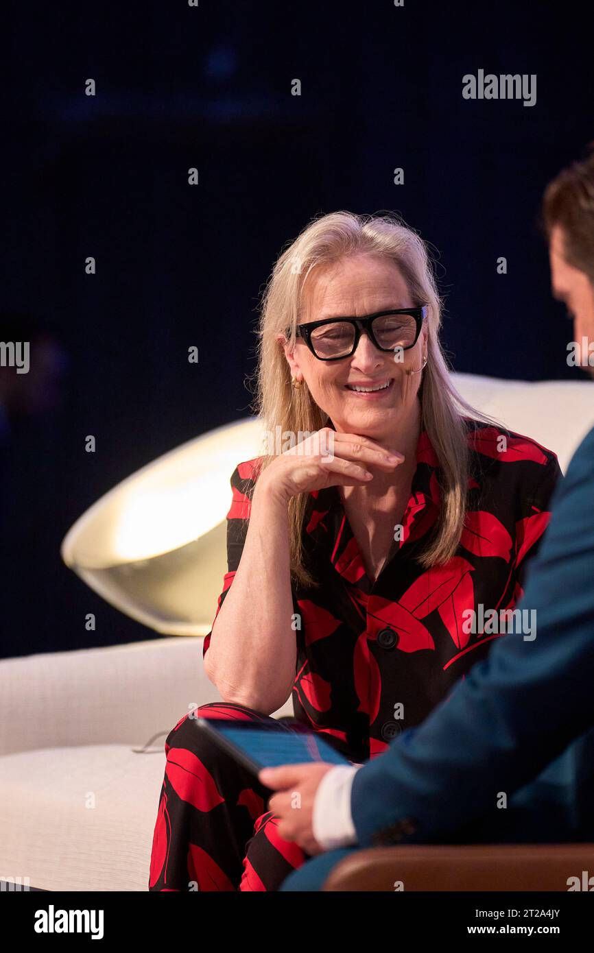 October 18, 2023, Madrid, Madrid, Spain: Meryl Streep attends 'Meryl's ...