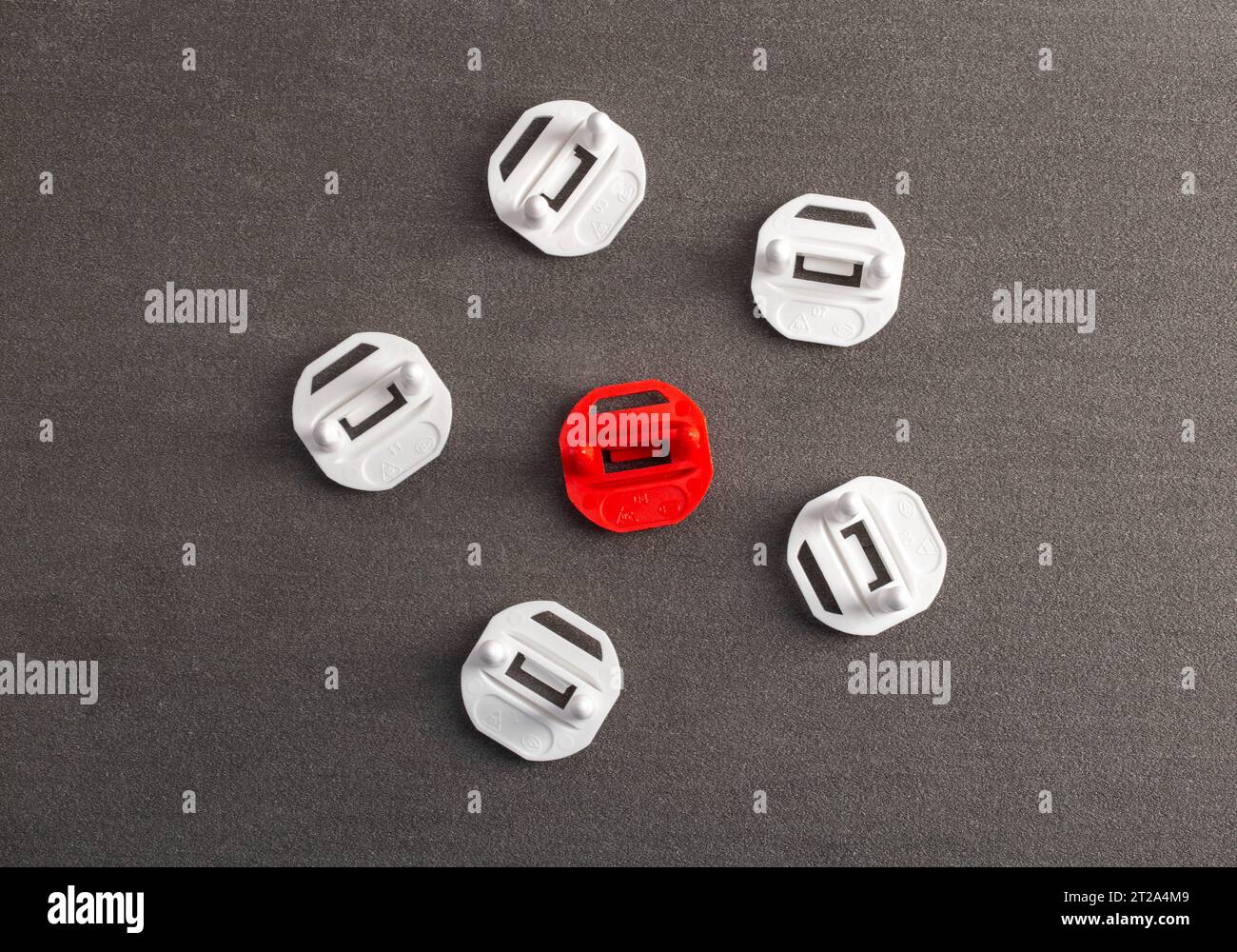 Plugs in the socket for the safety of children from electric shock ...