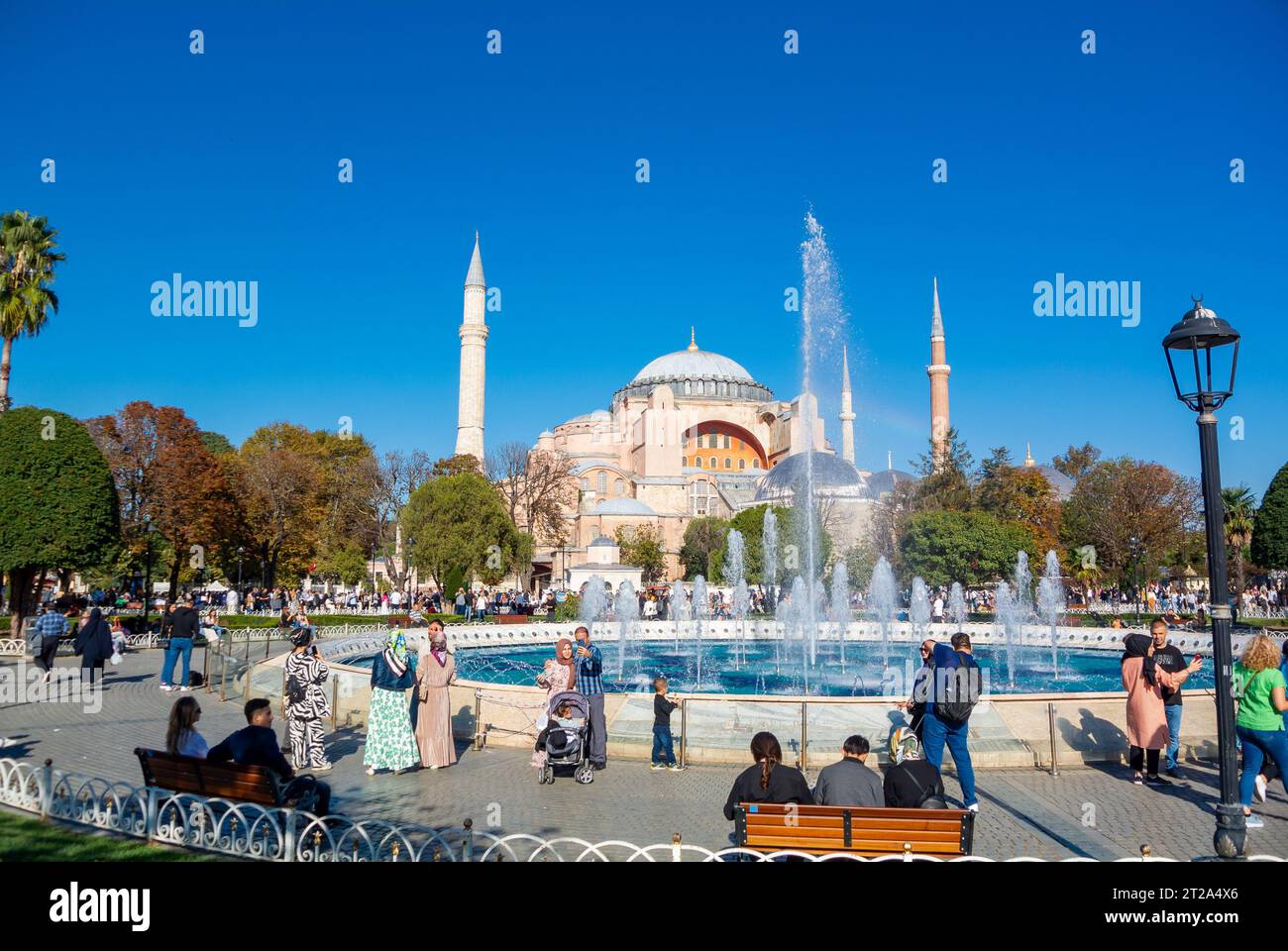 Istanbul, Turkey, Hagia Sophia (Turkish: Ayasofya camii) is a mosque ...