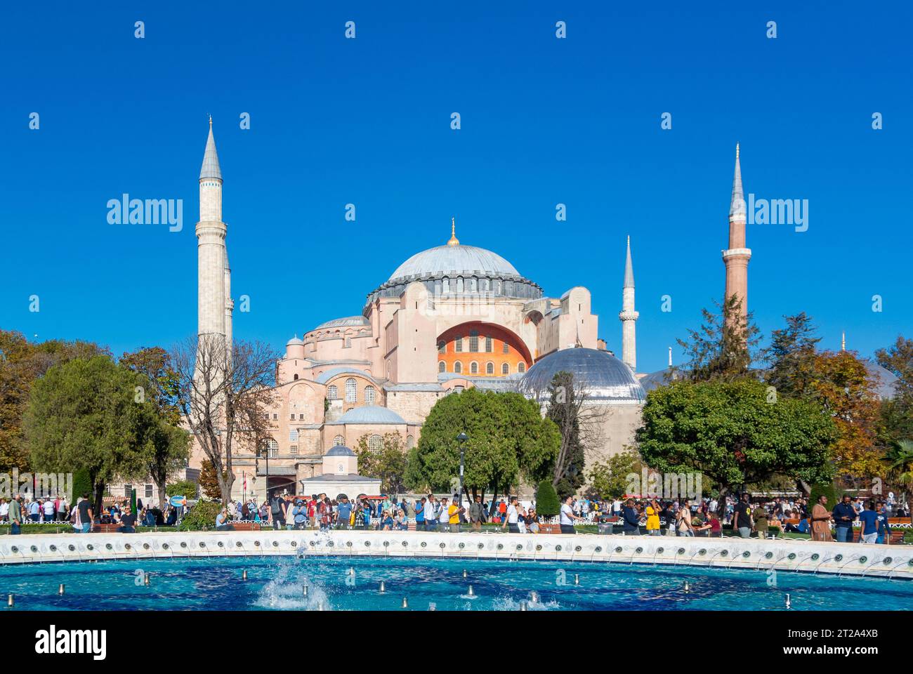 Istanbul, Turkey, Hagia Sophia (Turkish: Ayasofya camii) is a mosque ...