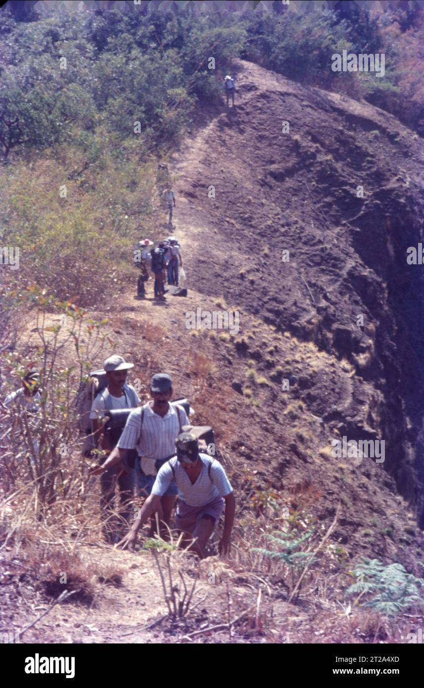 Trackers Tracking on Hills On Way to Matheran Hill Station, Maharashtra ...