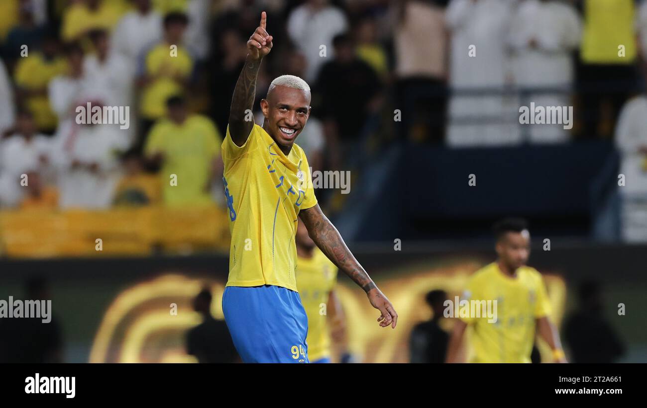 Anderson Talisca Of Al Nassr Fc Celebrates After Scoring During The Al