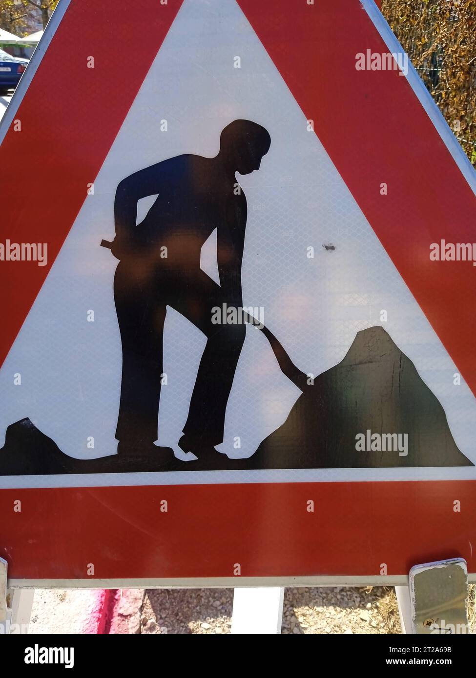 construction worker at a building site, employee in construction ...