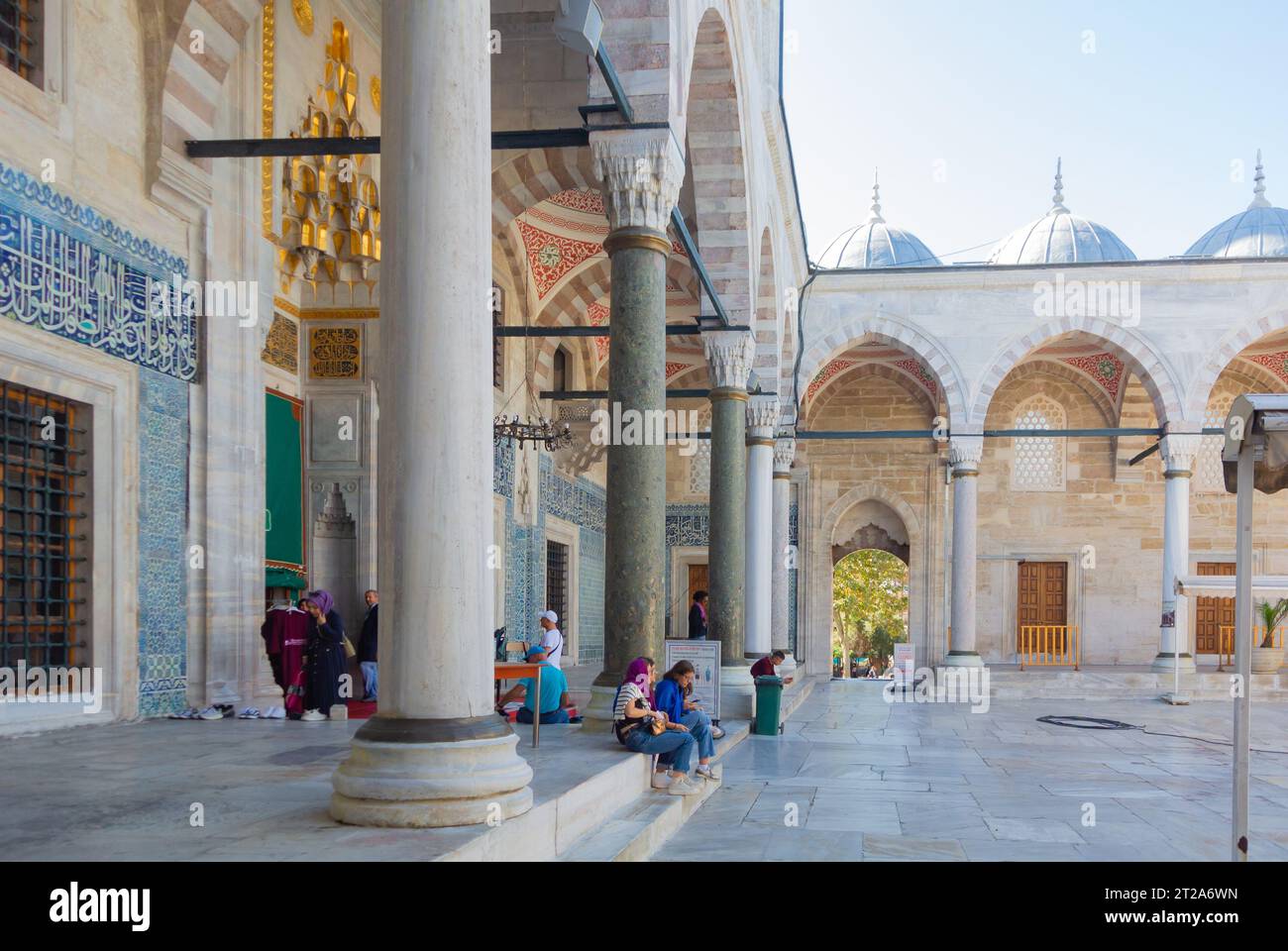 Istanbul, Turkey, 14th of October 2023, The courtyard architecture of ...
