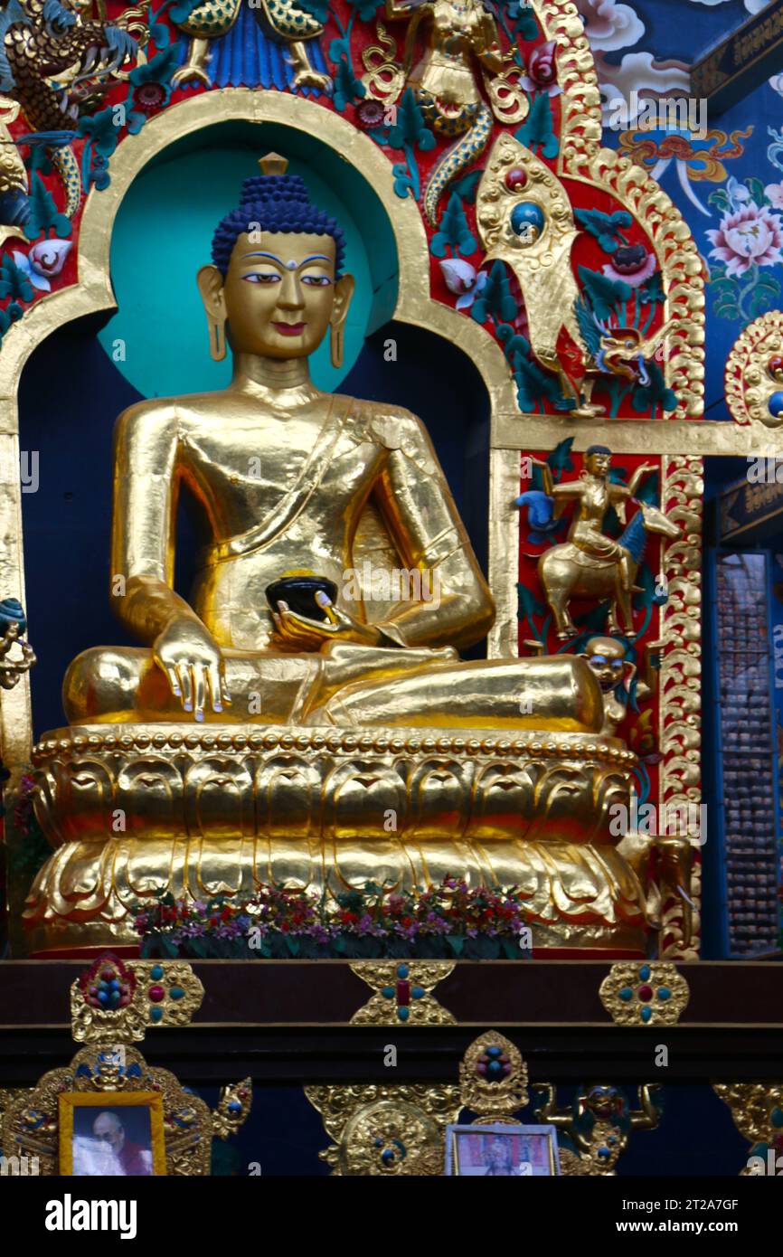 5th August 2018, Coorg, Karnataka. Namdroling monastry from Coorg ...