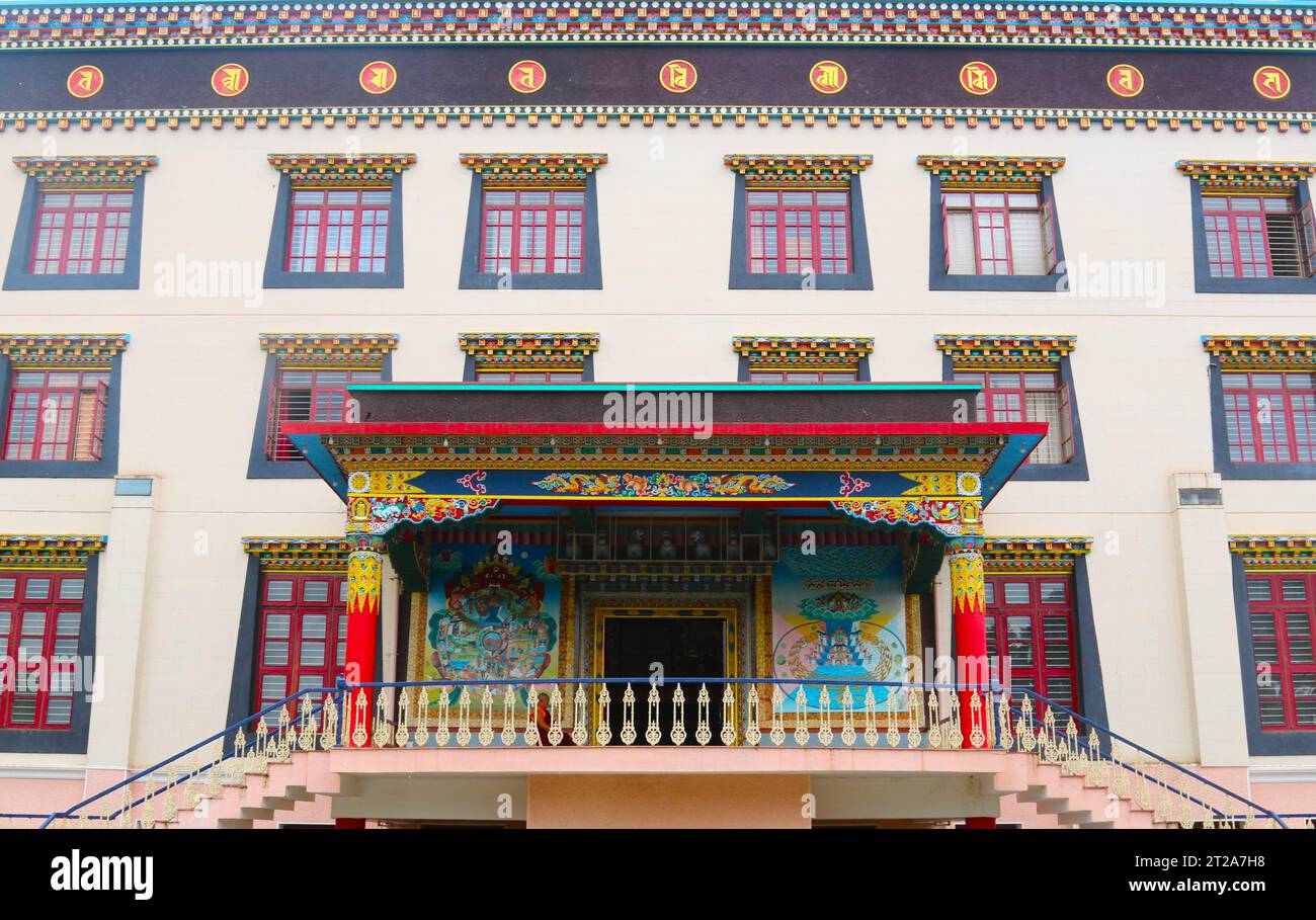 5th August 2018, Coorg, Karnataka. Namdroling monastry from Coorg ...