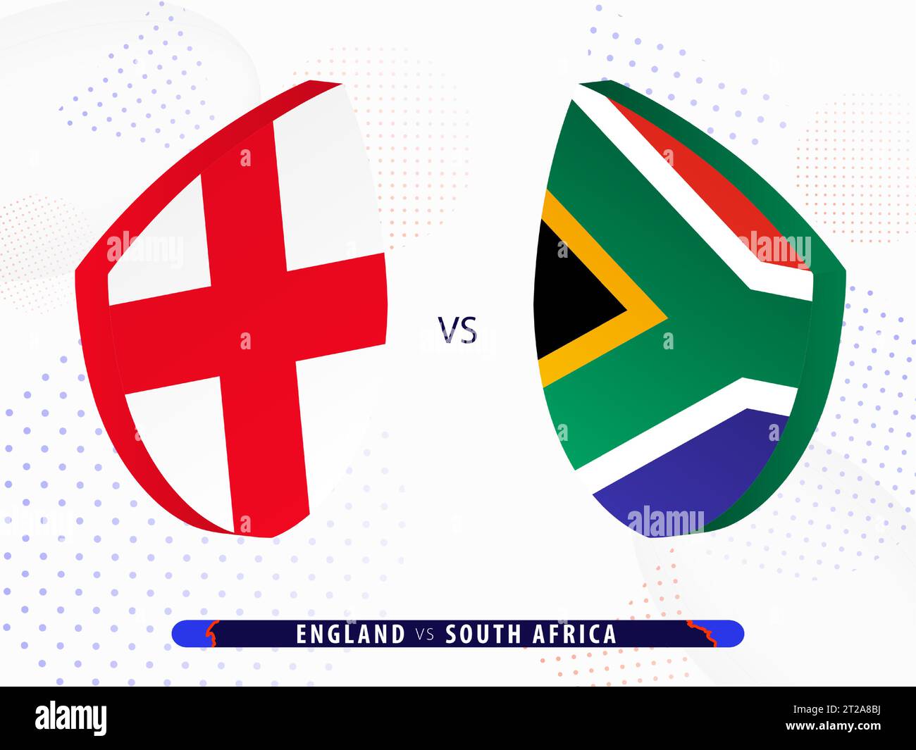 England vs South Africa semi final rugby match, international rugby competition 2023. Template ...